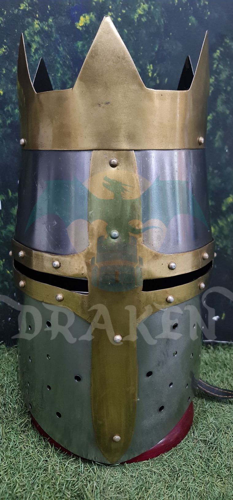 Casco rey templario - Draken Armeria